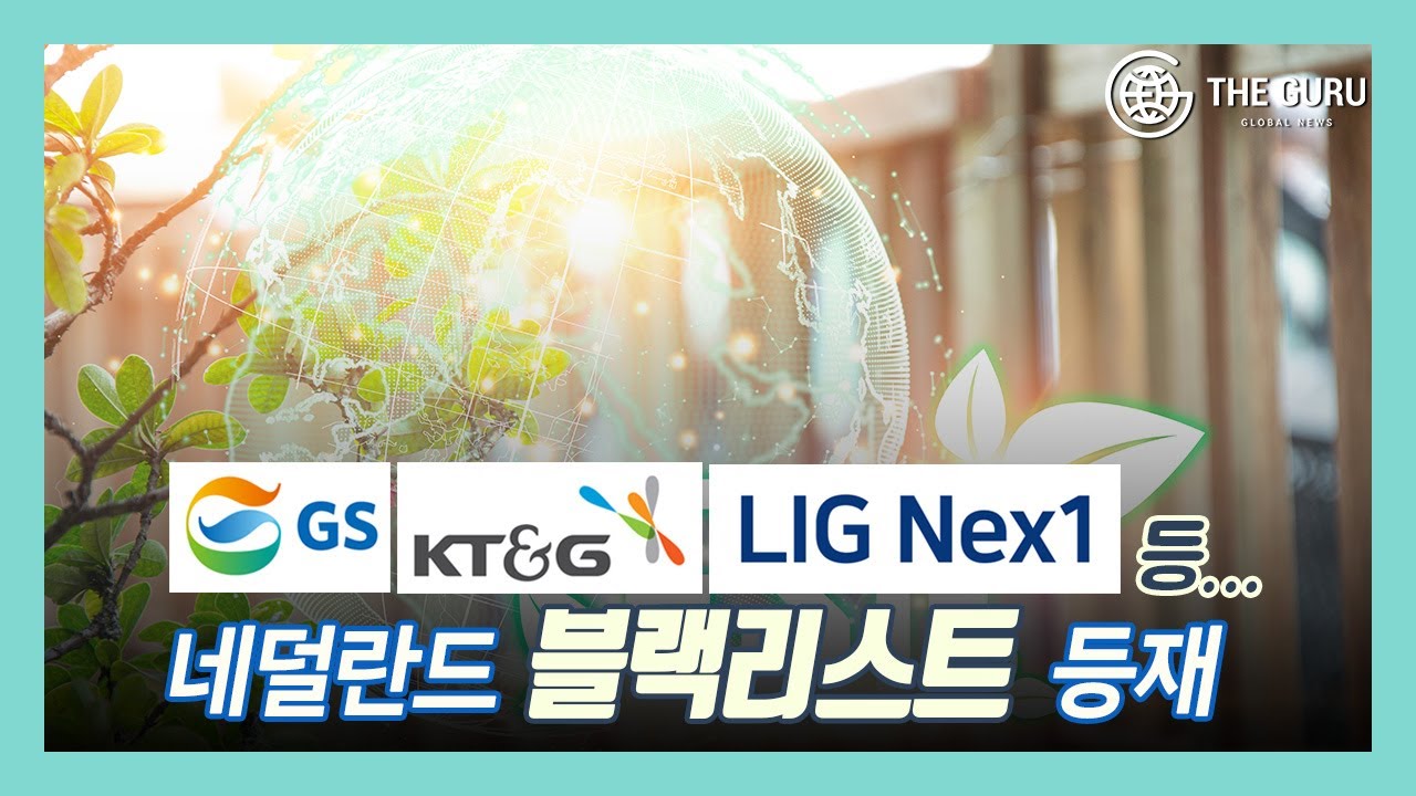 GS·KT&G·LIG넥스원 등…네덜란드서 블랙리스트 등재 - YouTube