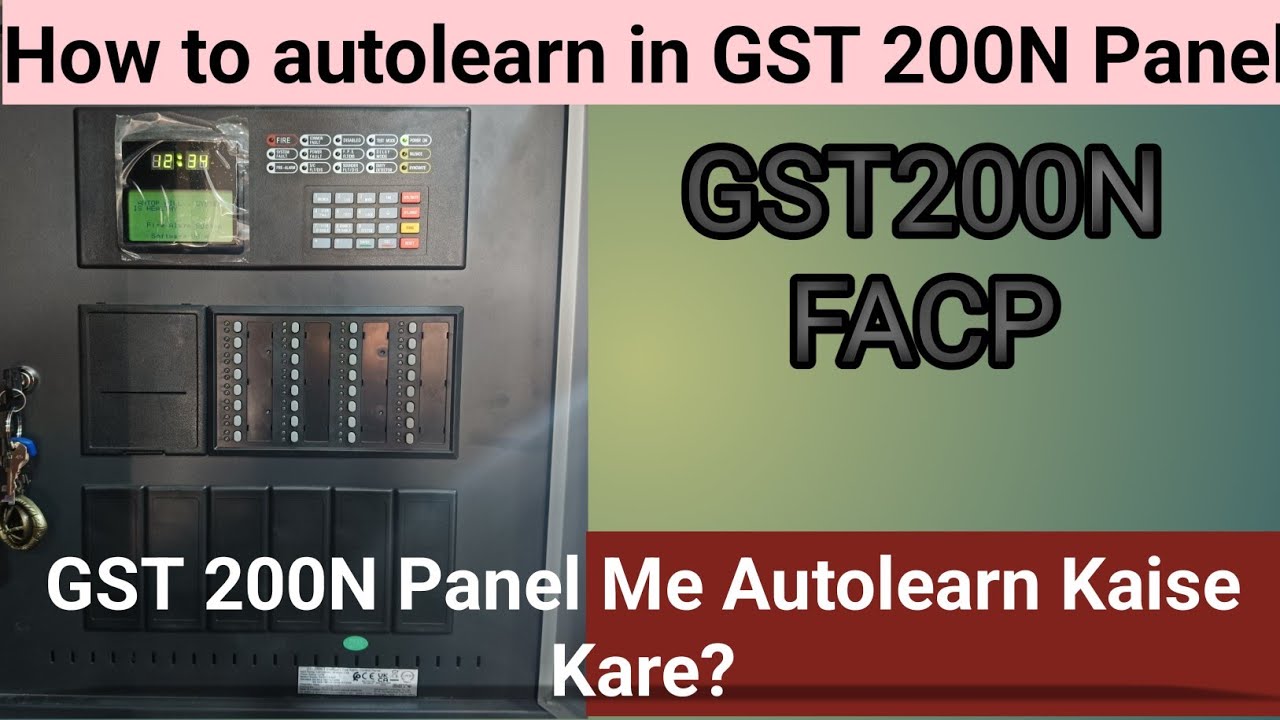 How to autolearn in GST 200N panel || जीएसटी 200एन पैनल में ऑटोलर्न ...