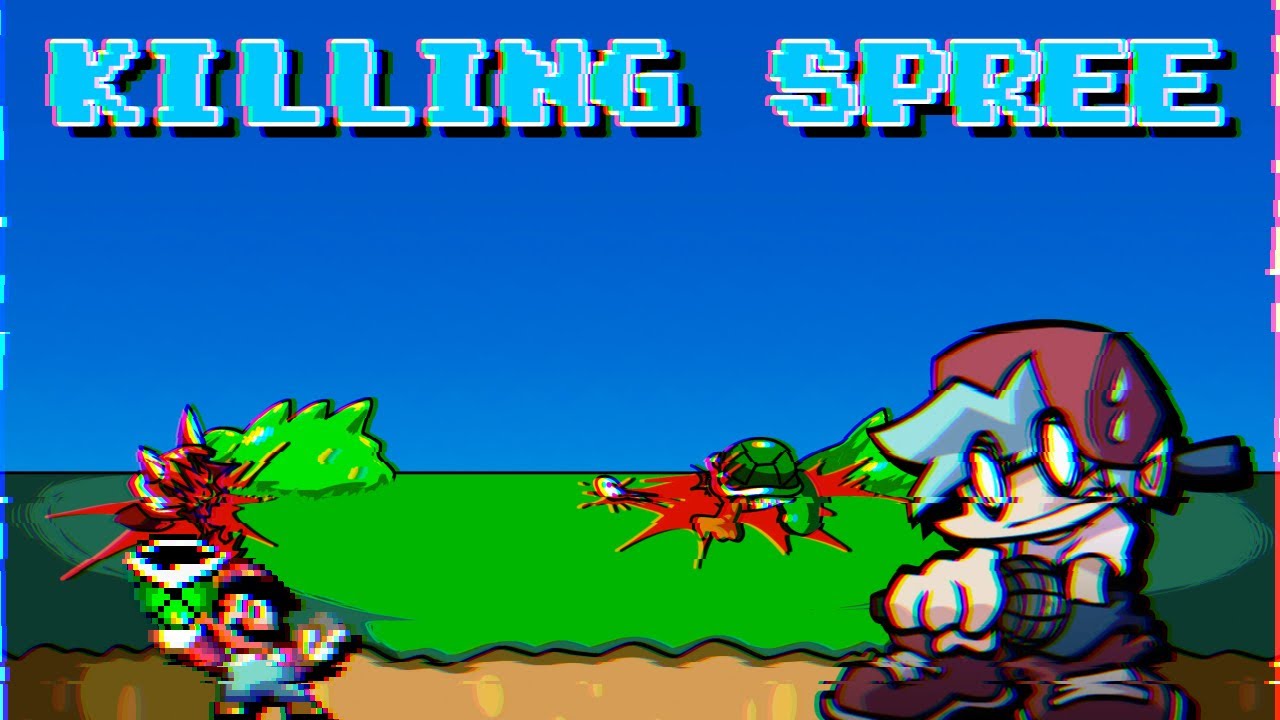 Killing spree but Bad Mario sings it 【FNF cover】 - YouTube