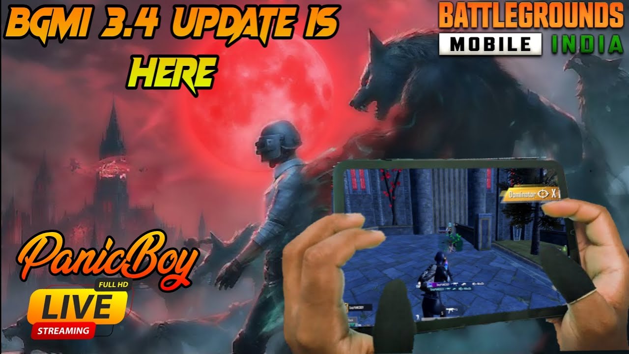 Bgmi vertical live stream with 3.4 NEW UPDATE // night stream stream ...