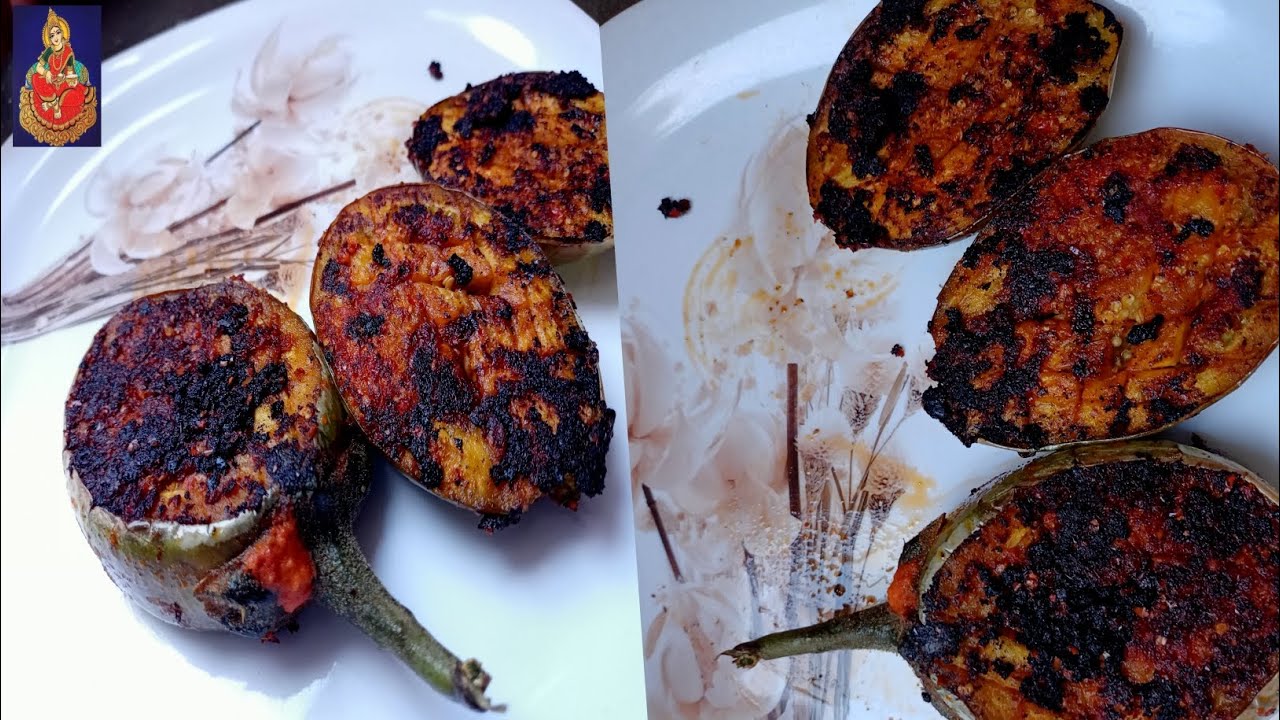 Lasooni baigan tawa fry 🔥🔥 🥵 tawa fry baigan recipe 🧄🌶️ best lunch ...