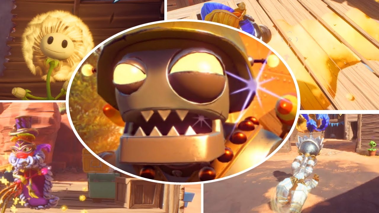 4 PLAYERS vs ROBO ZOMBIE - Plants vs Zombies Battle For Neighborville ...