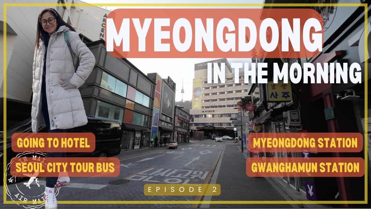 🇰🇷K-Vlog Solo Travel: Walking Tour of Myeong-dong (I Got Lost With No Cash!) Ep2 - YouTube