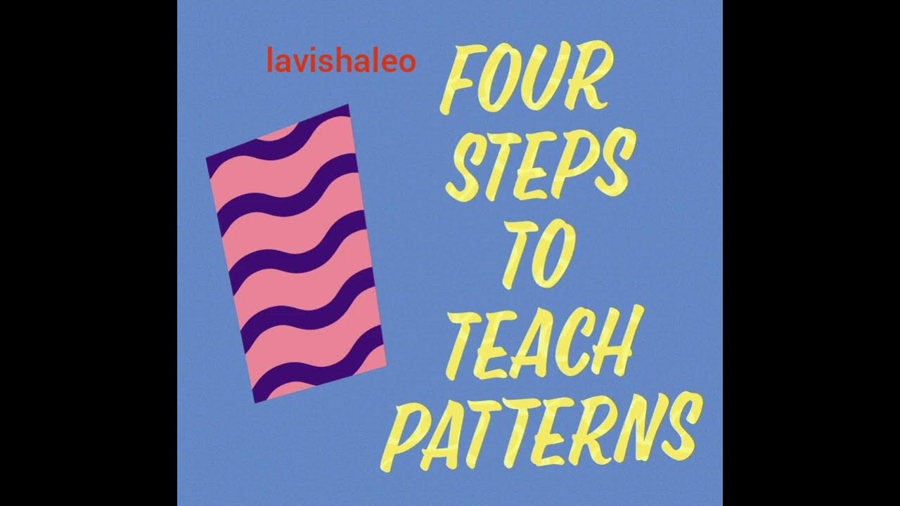 Four steps to teach patterns to students. - YouTube