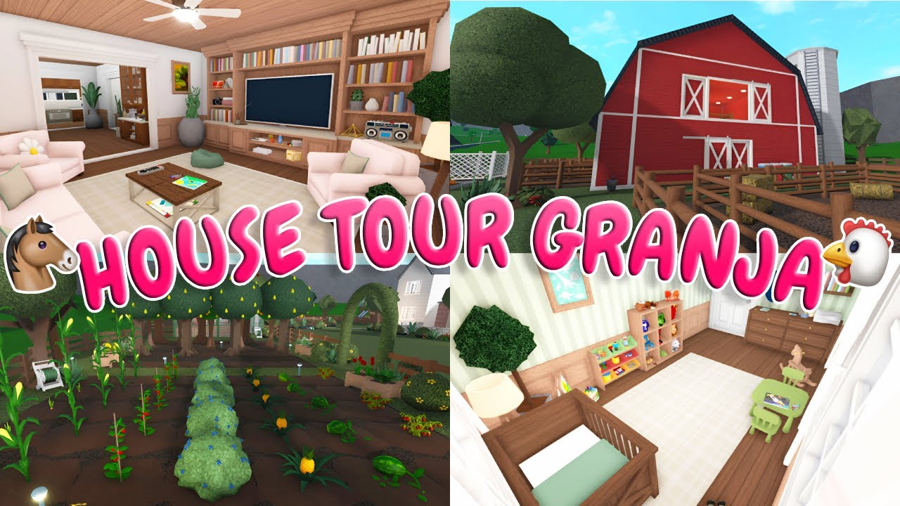 HOUSE TOUR 👩‍🌾 Bloxburg Family Roleplay - YouTube