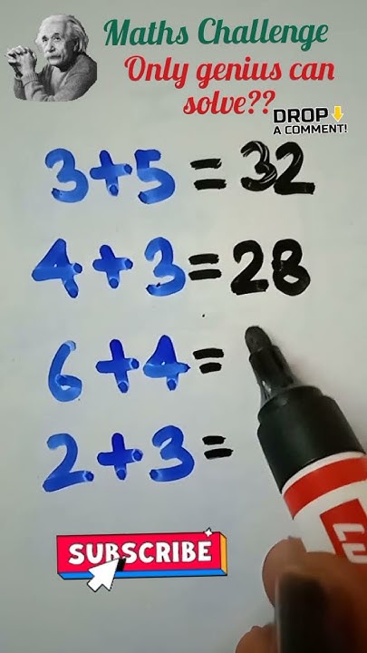 Maths challenge 🤯#youtube #mathstricks #reasoningtricks #ytshortsindia #maths - YouTube