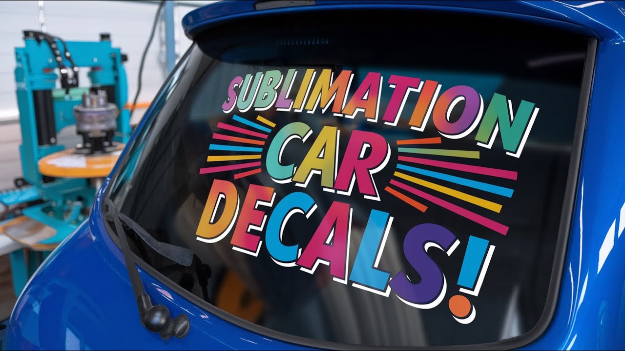 Your Guide to Creating Durable Sublimation Car Decals - YouTube