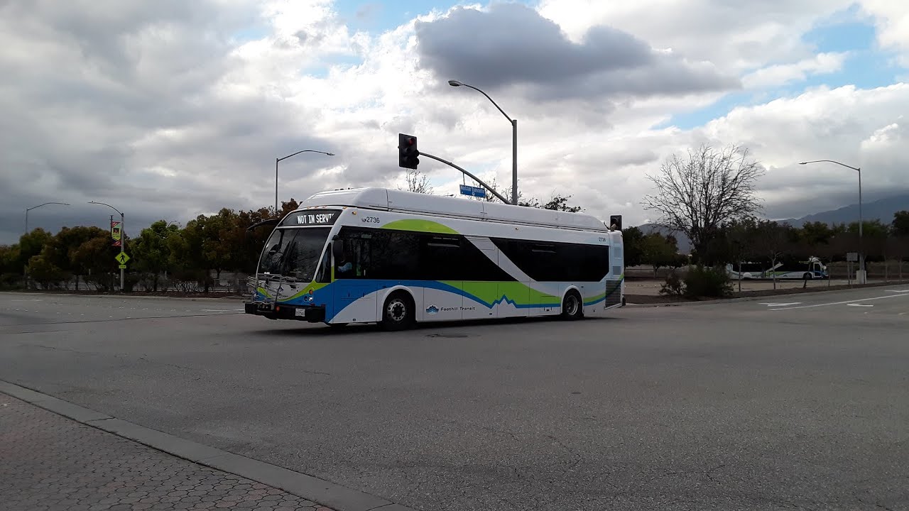 Foothill Transit 2020 ENC Axess BRT CNG #2736 - YouTube