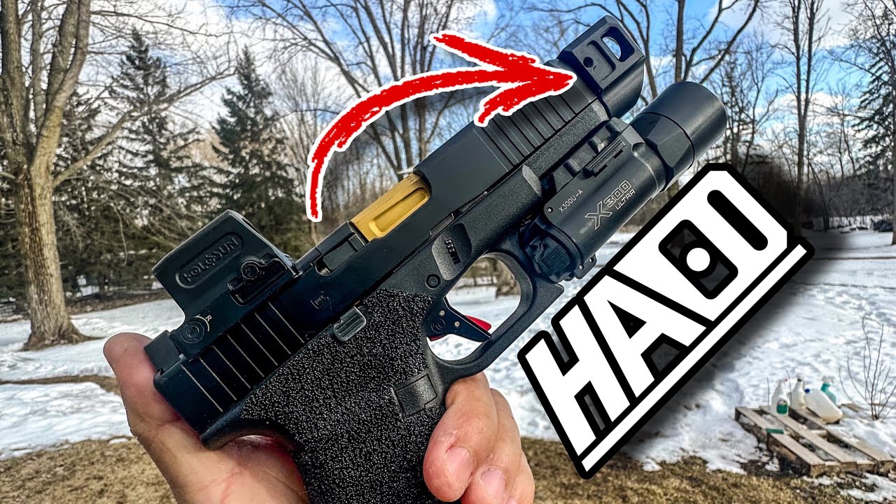 Herrington Arms HC9XL Glock 19 Gen 5 Compensator - YouTube