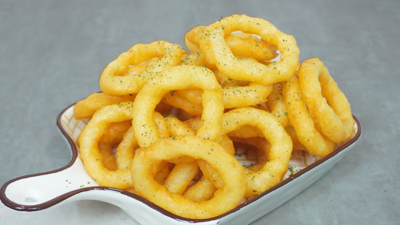 Simple potato recipe! How to make potato rings from used bottles ...