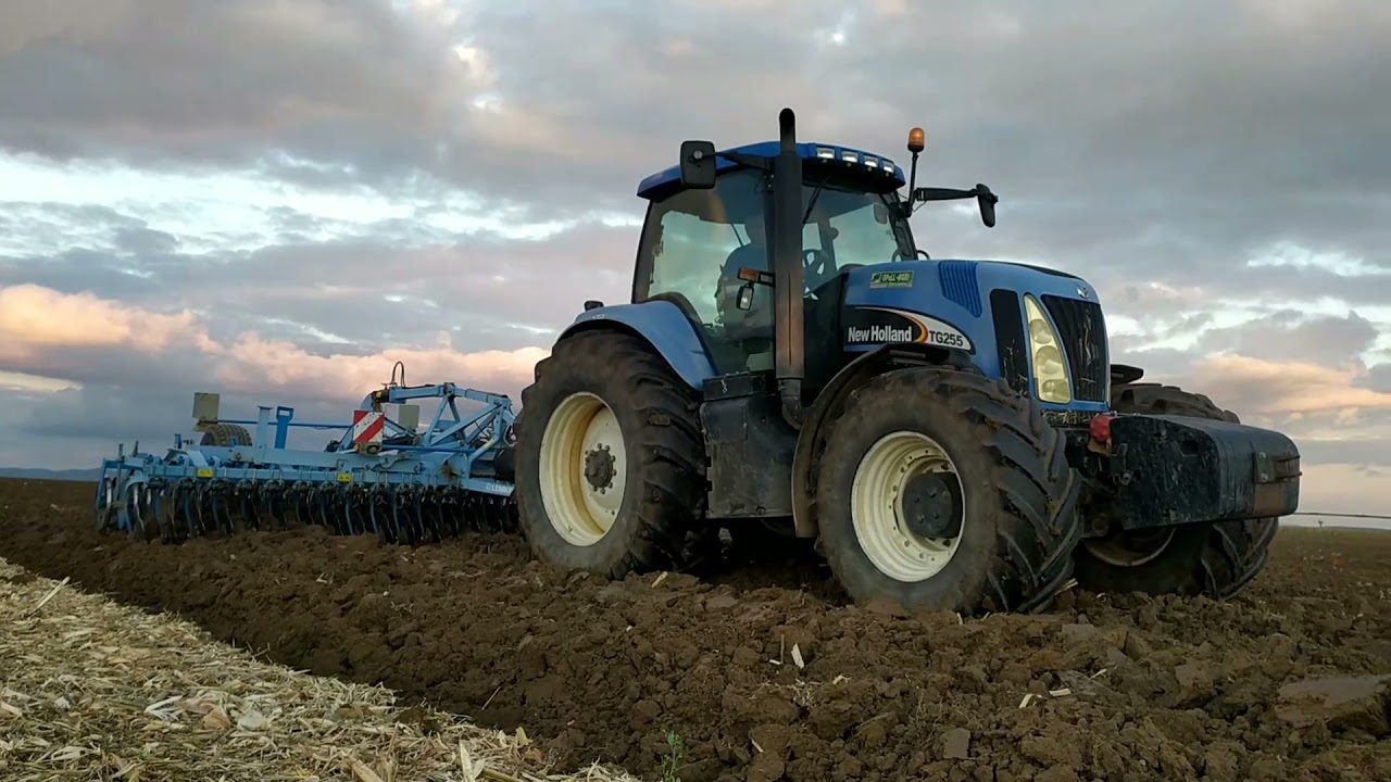 New Holland TG255 + Lemken Rubin 9 | PD Chtelnica - YouTube