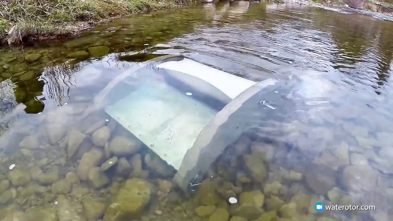 Waterotor Portable Turbine - High Energy Output from Slow Moving Water ...