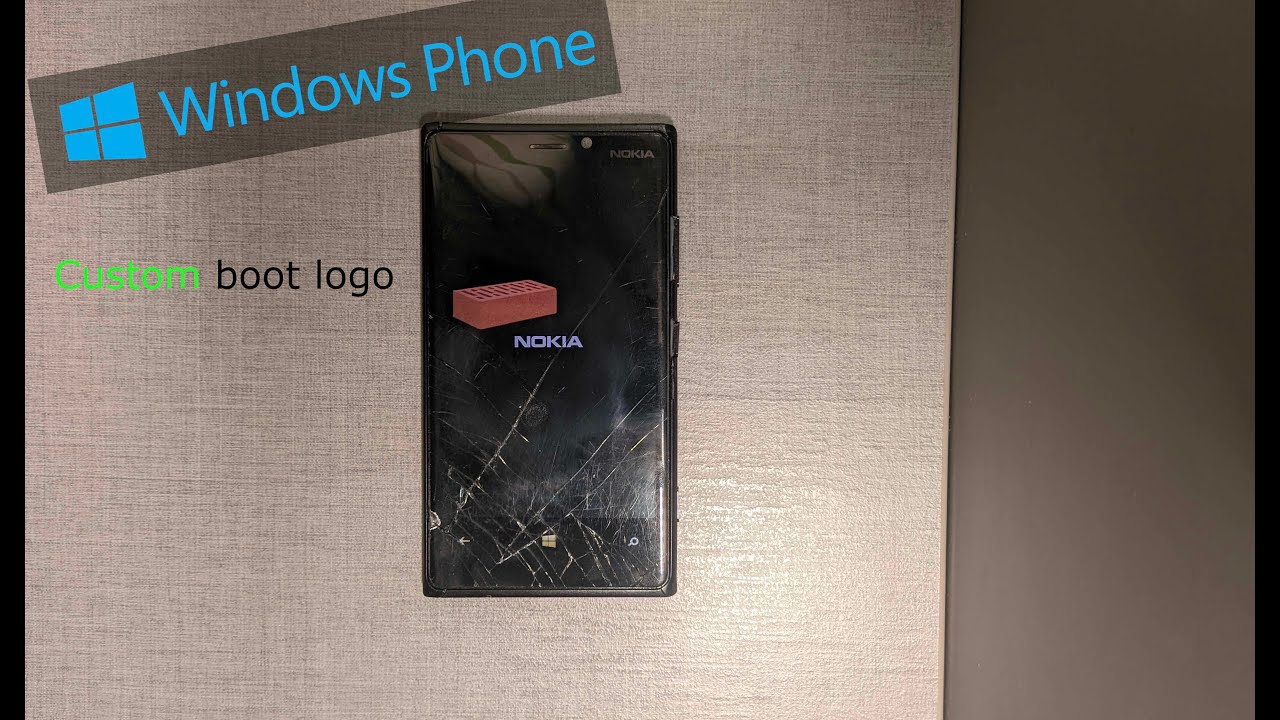 How to Change the Boot Logo on a Windows Phone - YouTube