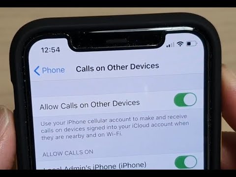 iPhone 11 Pro: How to Enable / Disable Allow Calls on Other Devices ...