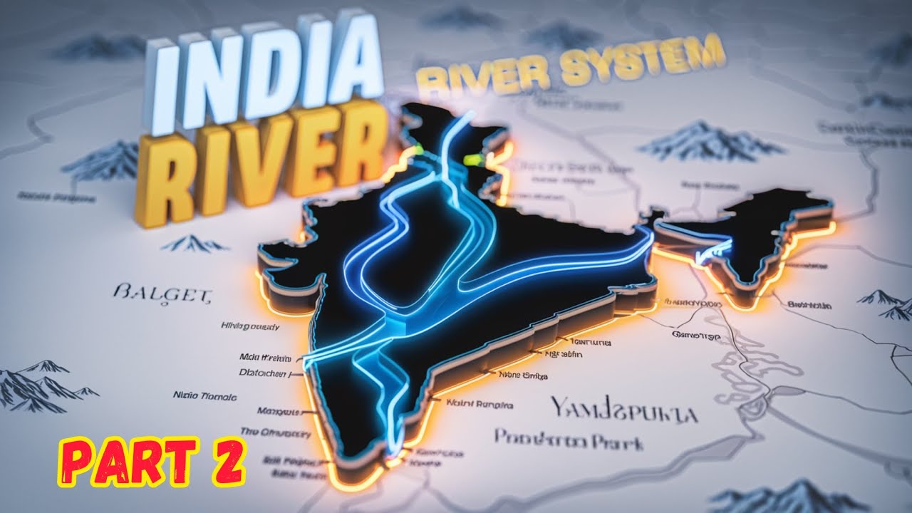 All RIVER OF INDIA | RIVER SYSTEM OF INDIA THROUGH ANIMATION # ...