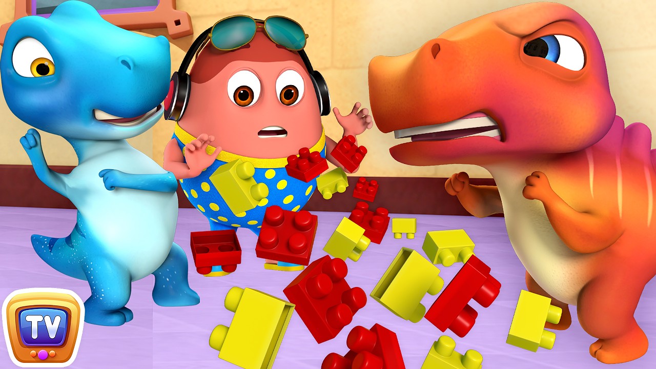 Feeling Angry Song with Jumblikans Dinosaurs - ChuChuTV Toddler ...