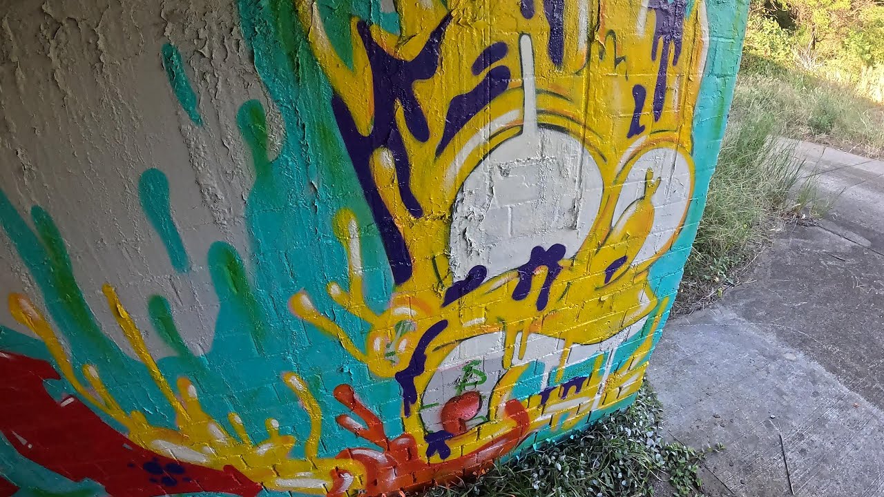 Graffiti | Melting Bart Piece - YouTube