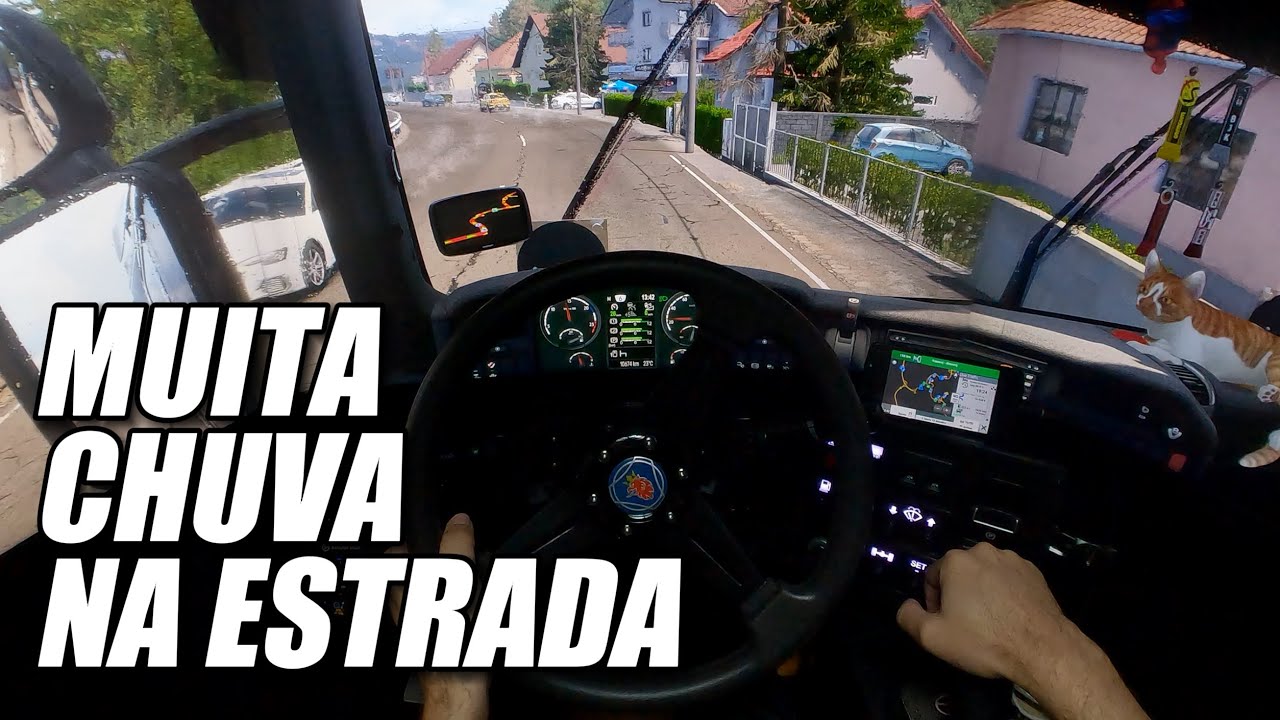 EURO TRUCK SIMULATOR 2 - Fica mais Bonito na Chuva | Cockpit Realista ...