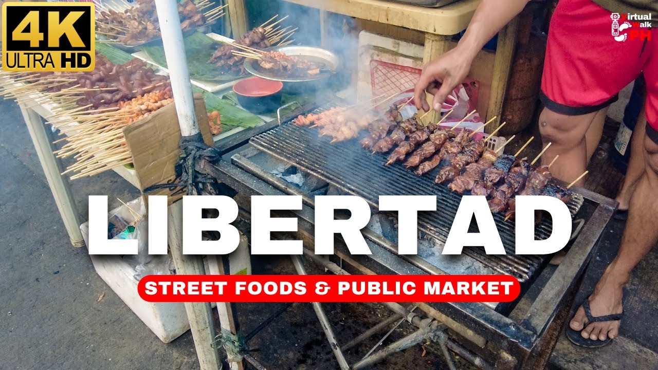 [4K] Public Market & Street Foods in Libertad | Pasay Walking Tour ...