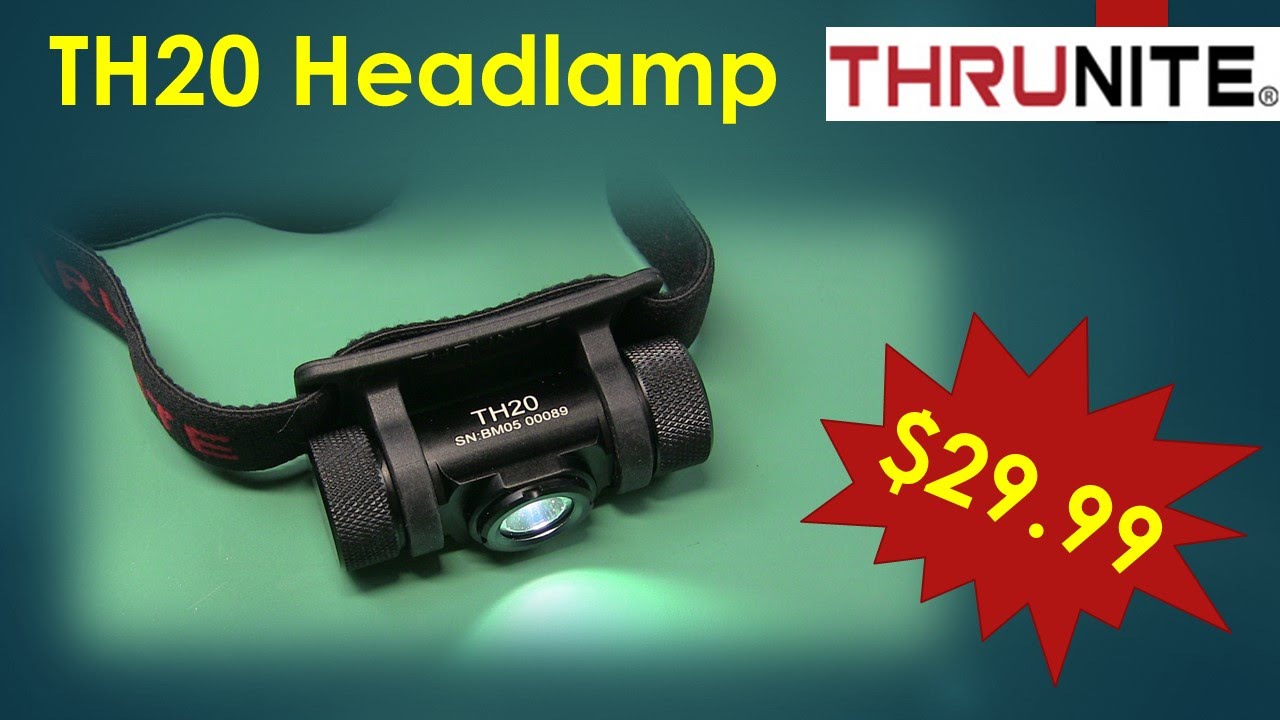 Thrunite TH20 Headlamp - YouTube