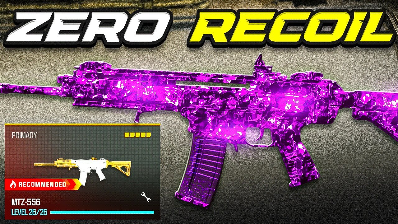 new *ZERO RECOIL* MTZ 556 CLASS AFTER UPDATE in MW3! (Best MTZ 556 ...