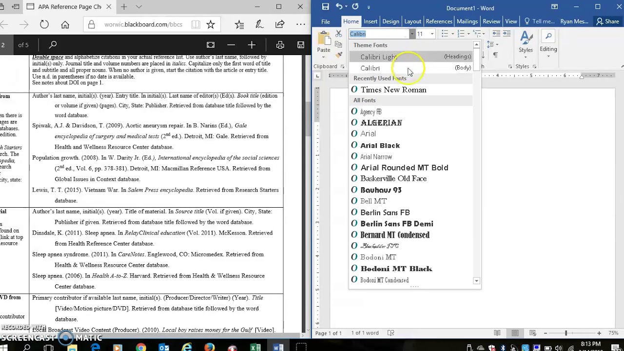 Entry in an Encylopedia (APA Reference Citation Style) - YouTube