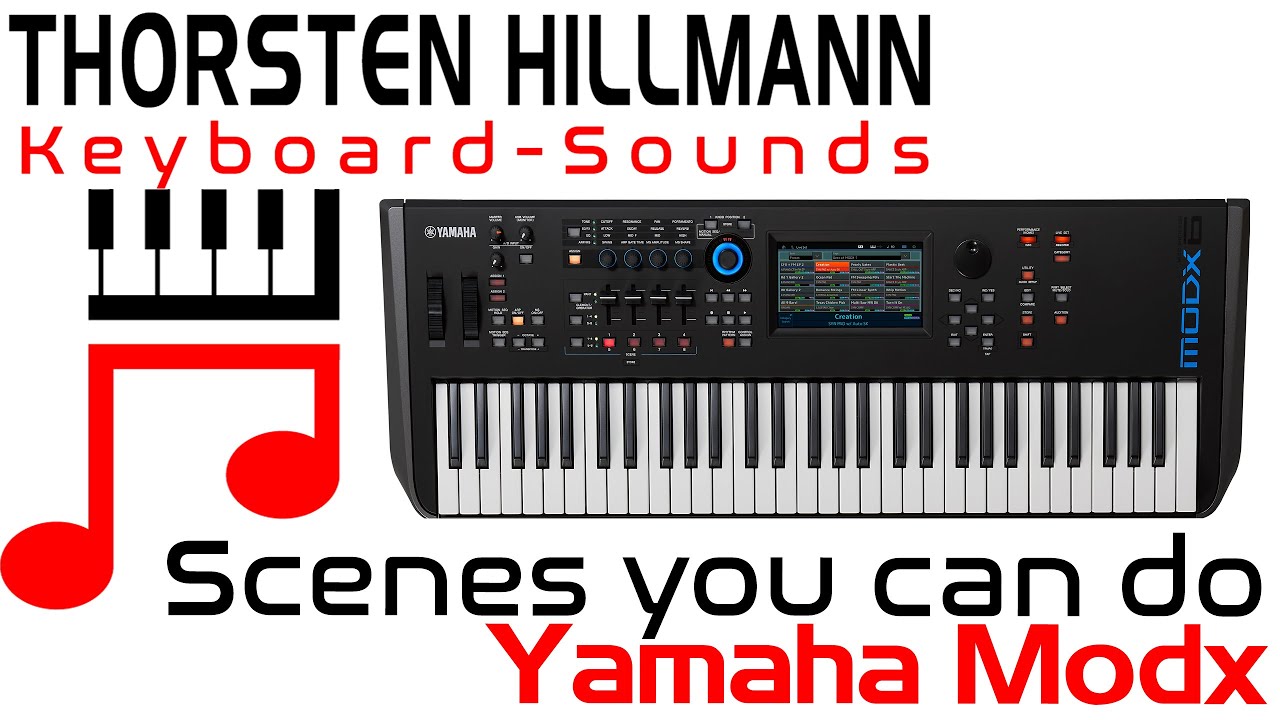 Beginner Tutorial Scenes and what you can do Yamaha Modx Montage - YouTube