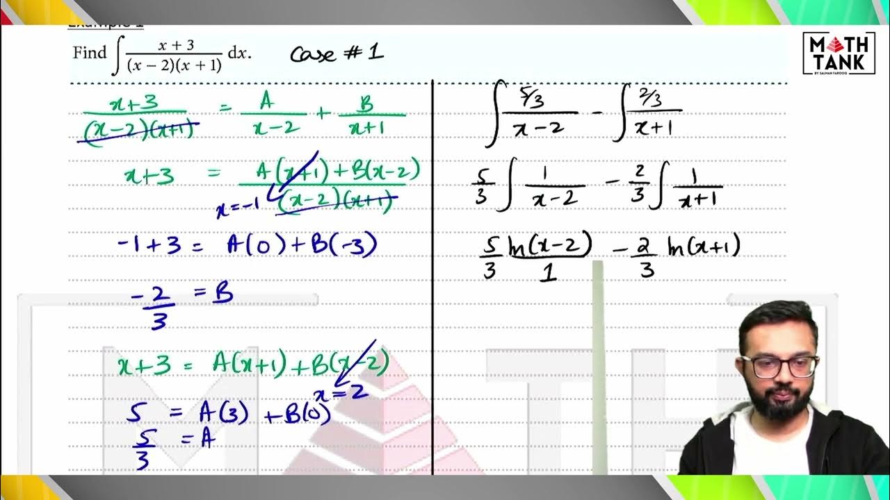 Integration by Partial Fractions for A2 - Lecture 1 - A Level Maths 9709 - YouTube