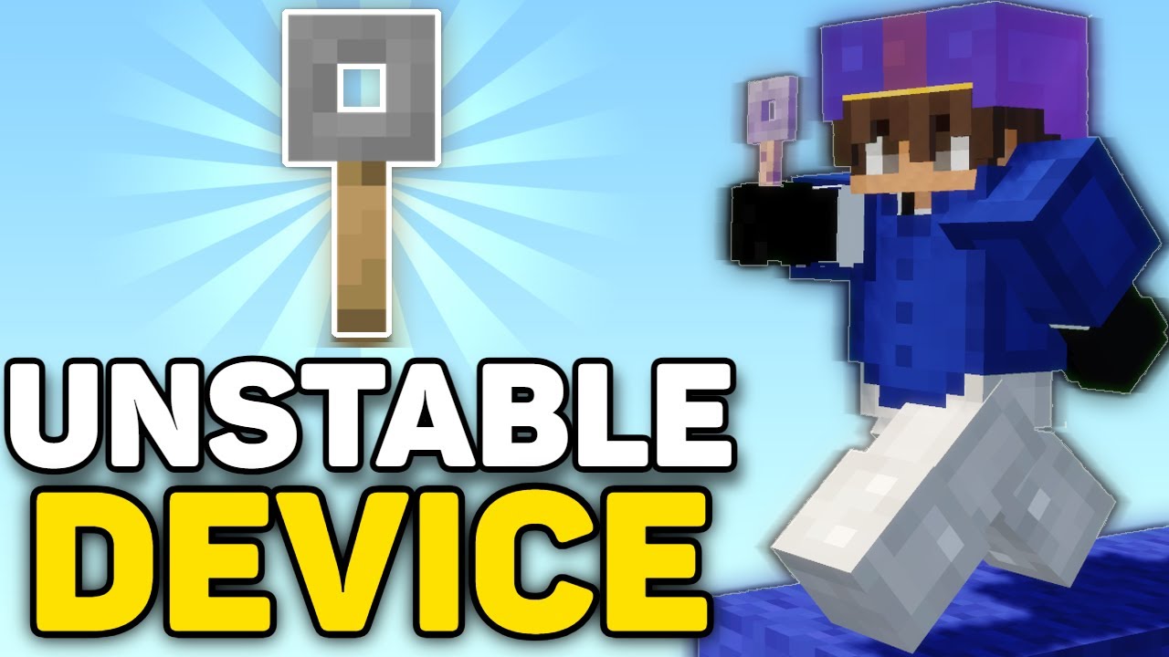 I Used An Unstable Device In Bedwars! - YouTube
