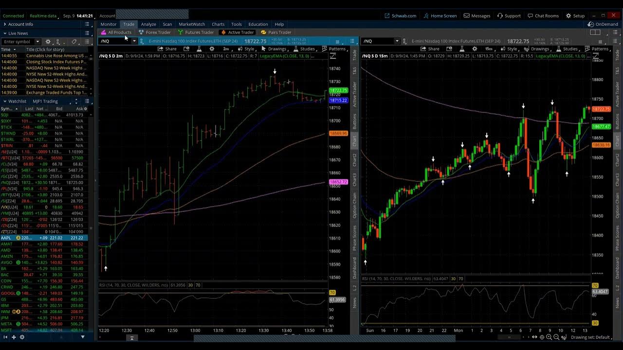 S&P 500 & NASDAQ 100 / Elliott Wave Daily Update 9/09/2024 by Michael Filighera - YouTube