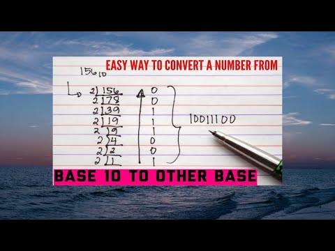 Conversion of fractional numbers in base ten to base two - YouTube