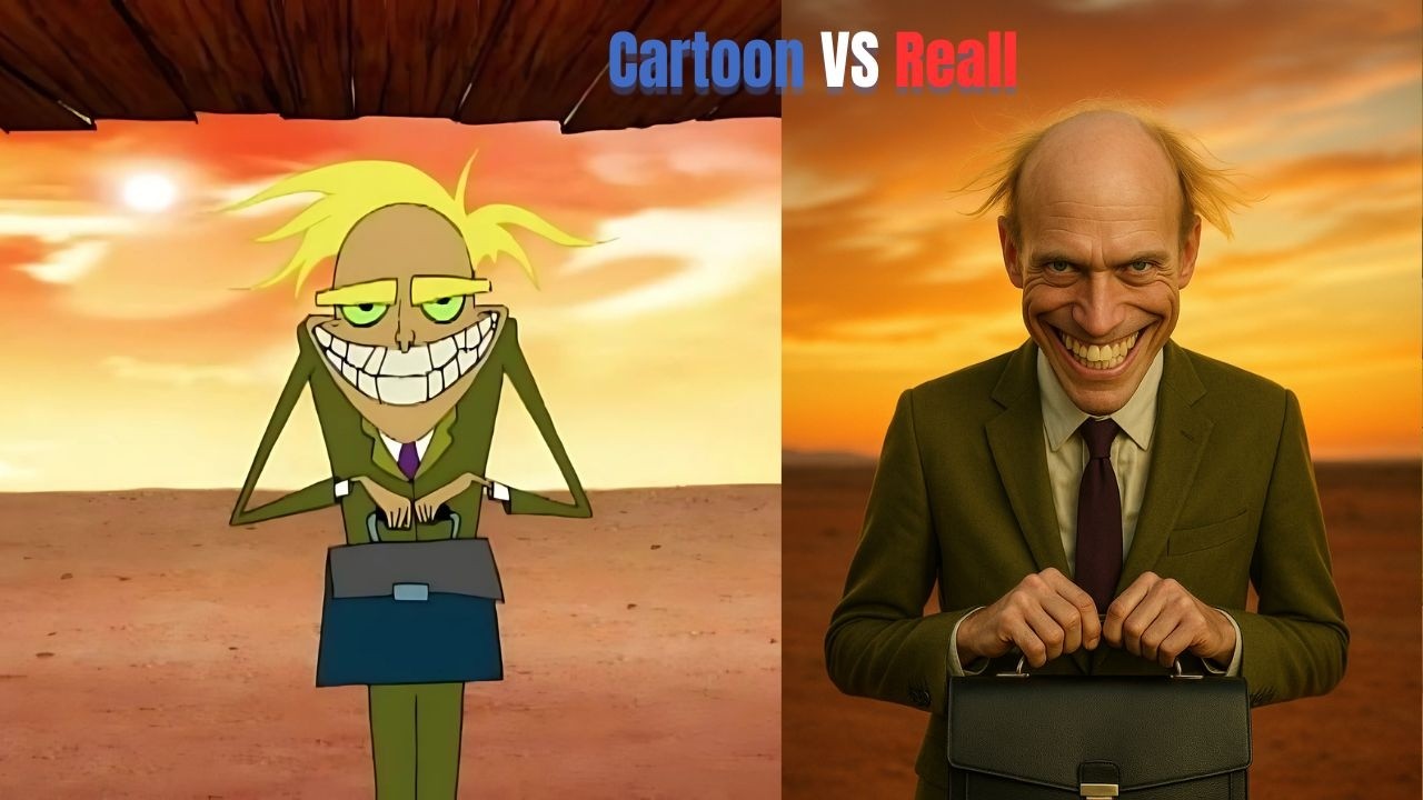 COURAGE THE COWARDLY DOG Characters in Real LIFE 🐶👻 - YouTube
