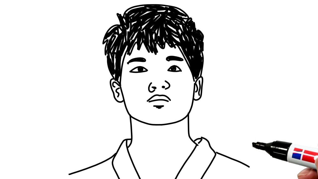 How to Draw Kwon From Cobra Kai - YouTube