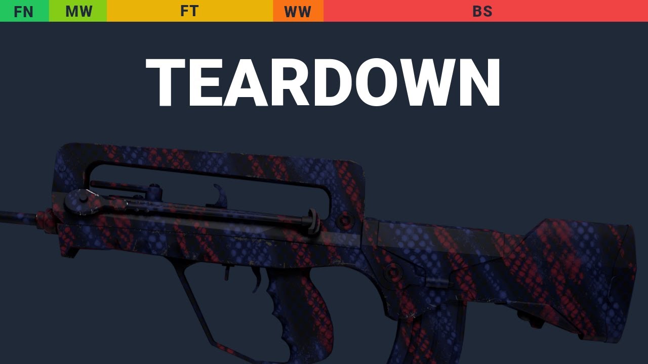 FAMAS Teardown - Skin Float And Wear Preview - YouTube