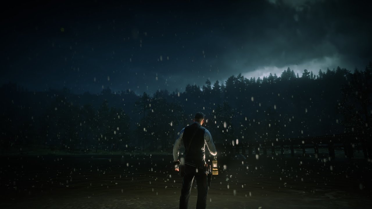 RDR2 Rainy Night Gameplay | Stunning Red Dead Redemption 2 PS5 Visuals ...