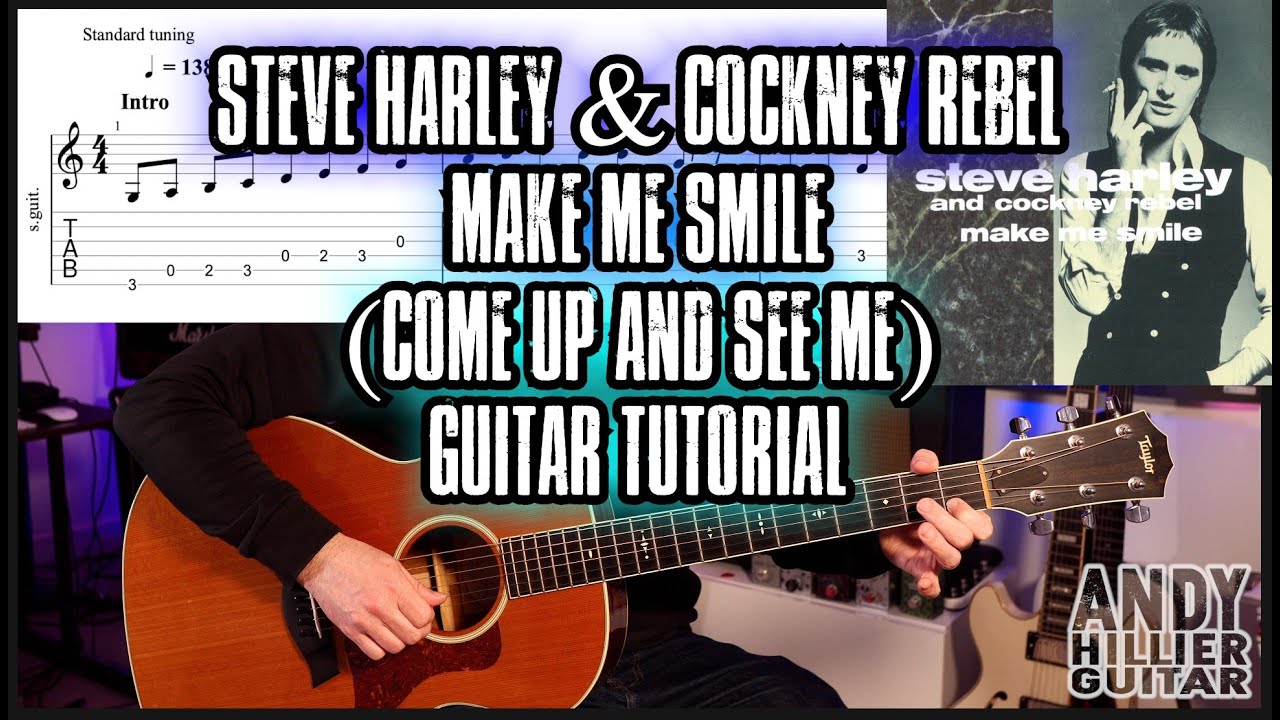 Steve Harley Make Me Smile (Come up and See Me) Guitar Tutorial - YouTube