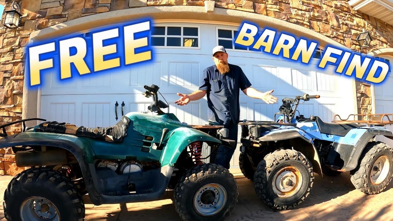 FREE FOUR WHEELERS. WILL THEY RUN? JUNK OR JEMS? - YouTube