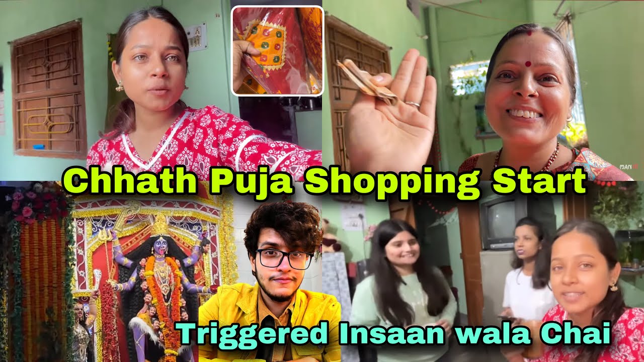 Mummy ke liye kiye shopping chhath puja ka | Triggered Insaan Ke Type ...