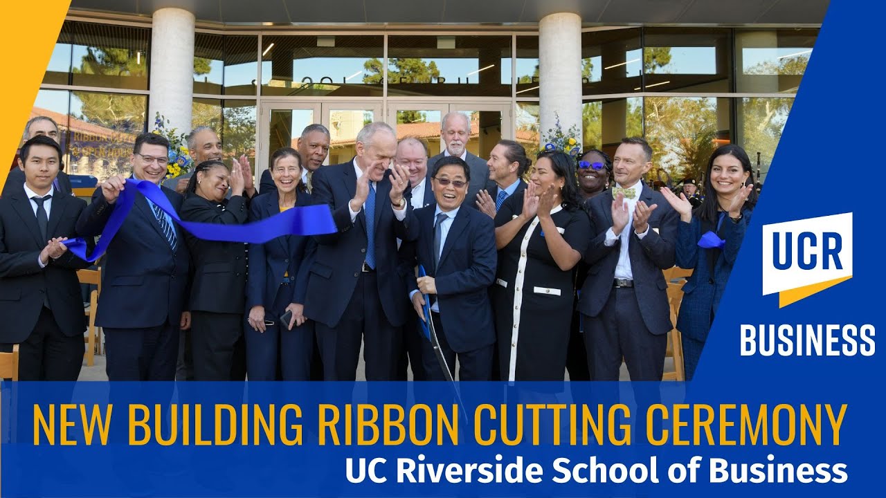New School of Business Building Ribbon Cutting Ceremony - YouTube