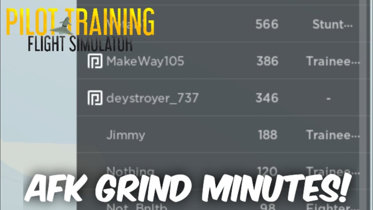 HOW TO AFK GRIND MINUTES IN PTFS! ⭐ - YouTube