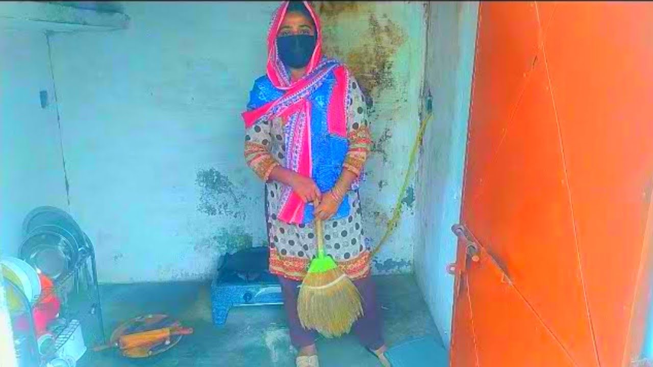 My daily cleaning routine vlog | village life in Pakistan |kitchen ...