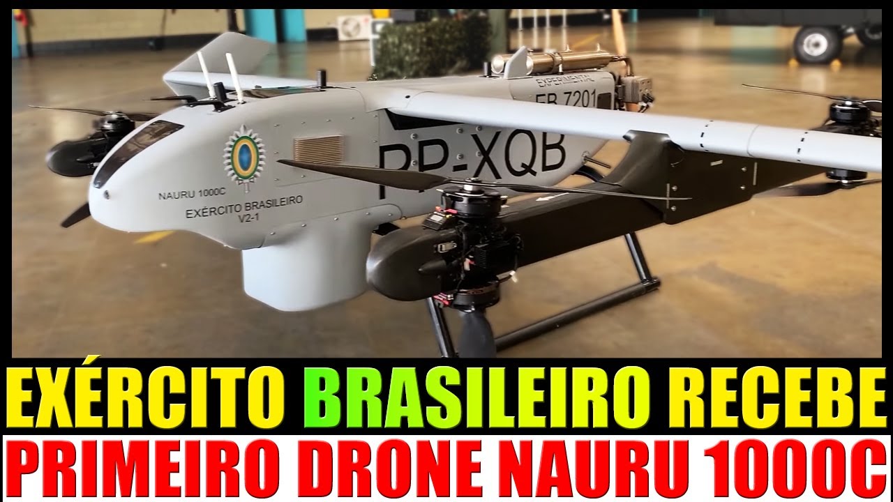 Exército Brasileiro recebe Primeiro Drone NAURU 1000C | Drone ...