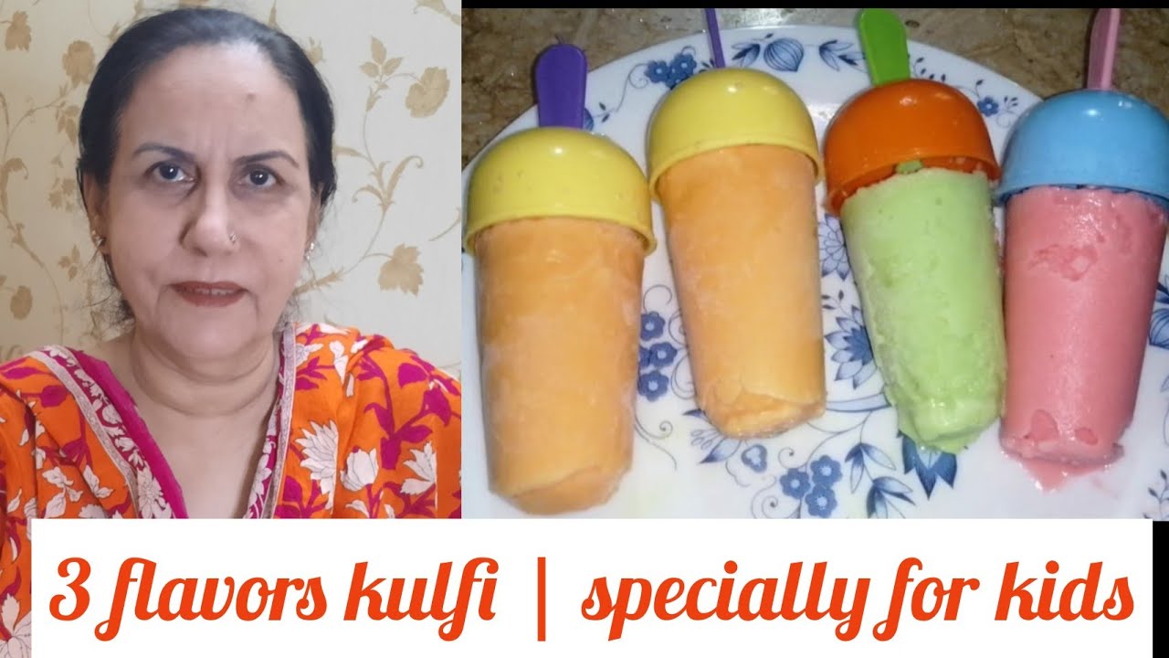 3 flavors kulfi| specially for kids - YouTube