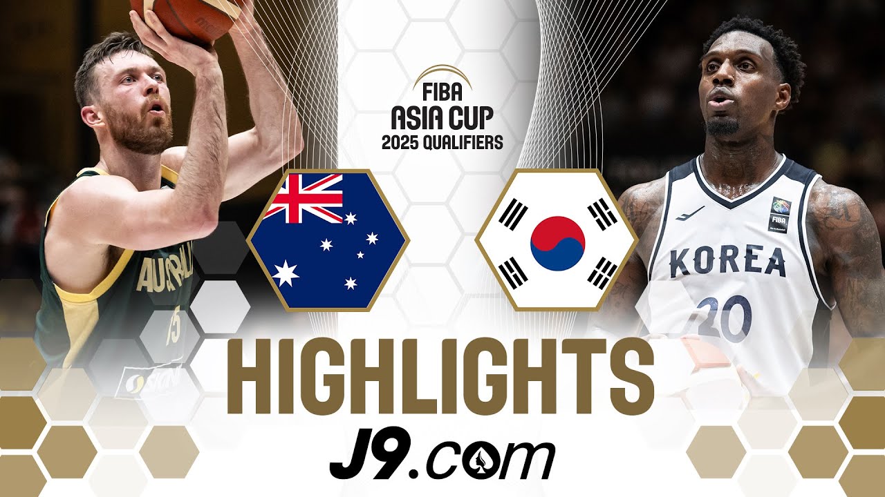🇦🇺 Boomers leave it late to prevail over Korea | J9 Highlights | FIBA ...
