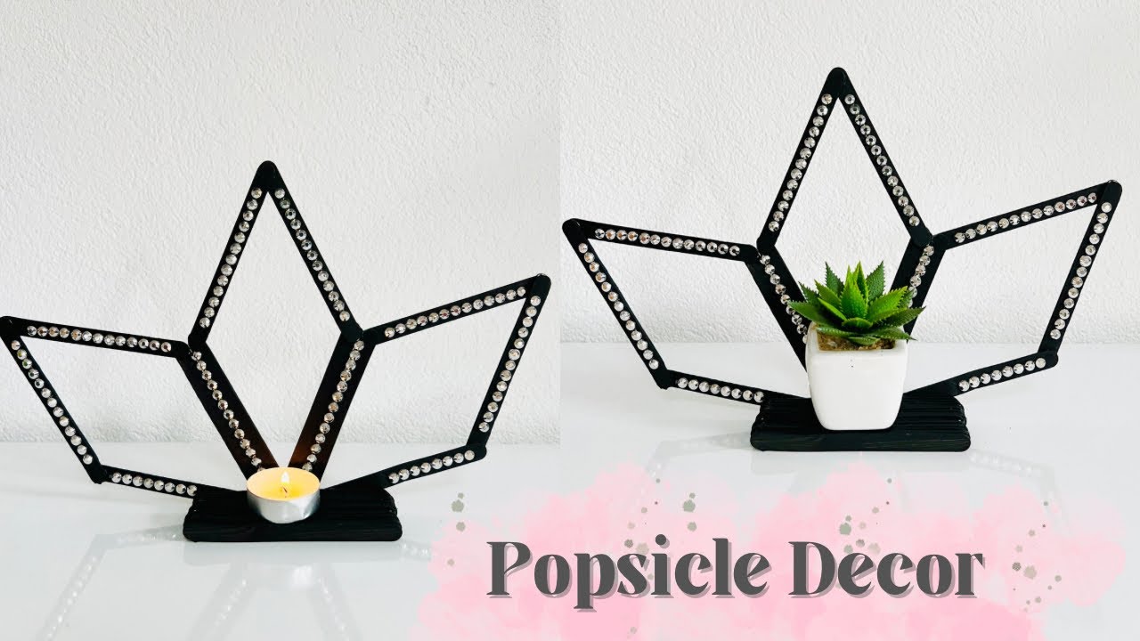 Popsicle Wall Hanging | Popsicle Sticks Crafts | Home Decoration ...