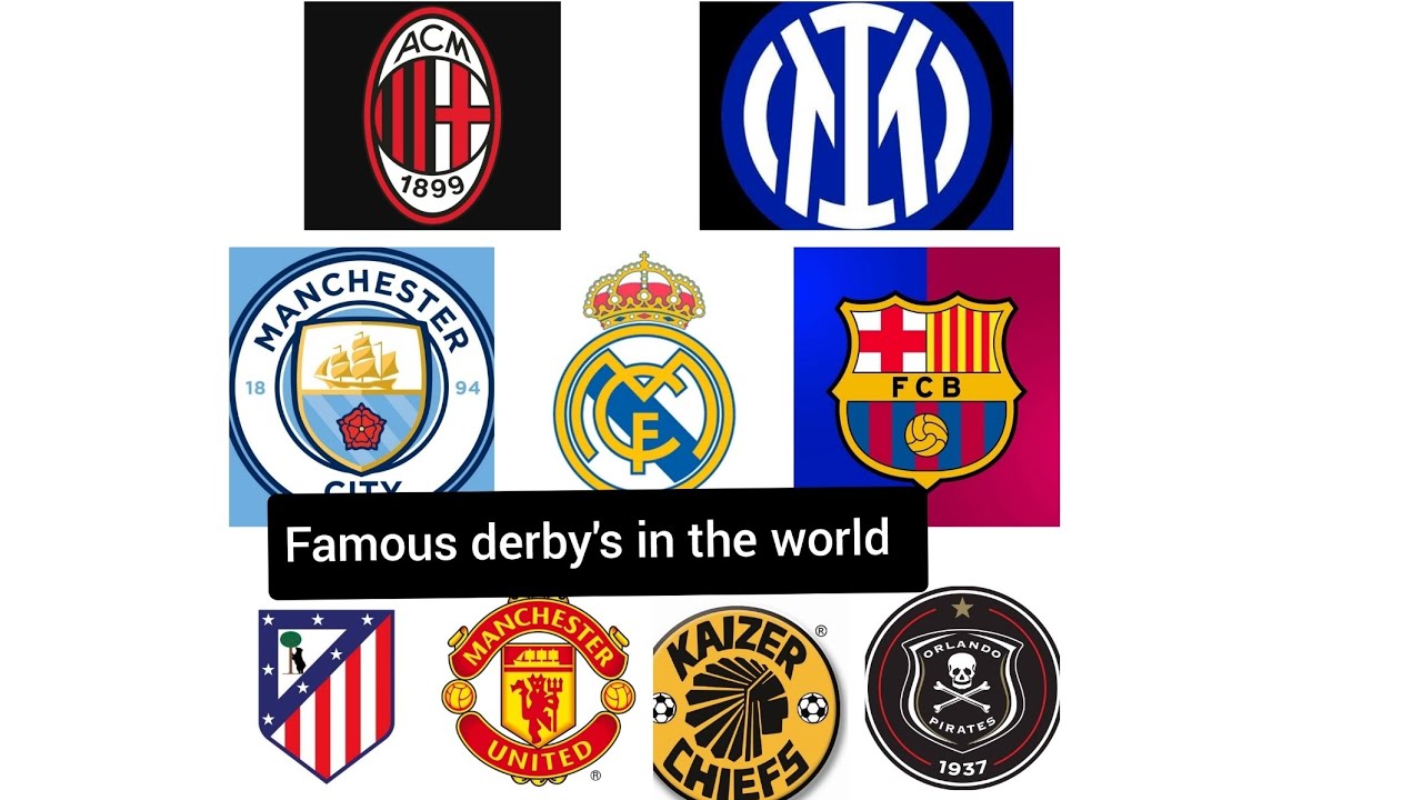 Famous derby's in the world. Madrid vs Barca, Ac Milan vs inter, Man ...