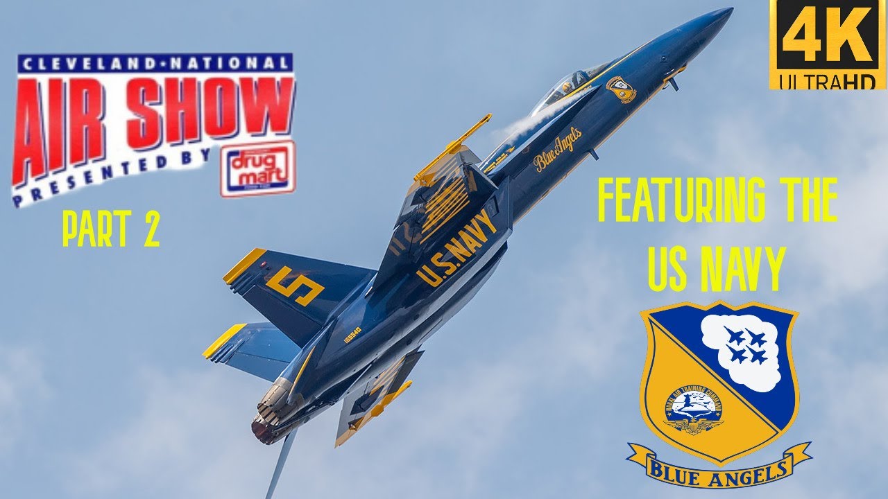 US Navy Blue Angels Perform High Show 2022 Cleveland National Air Show ...