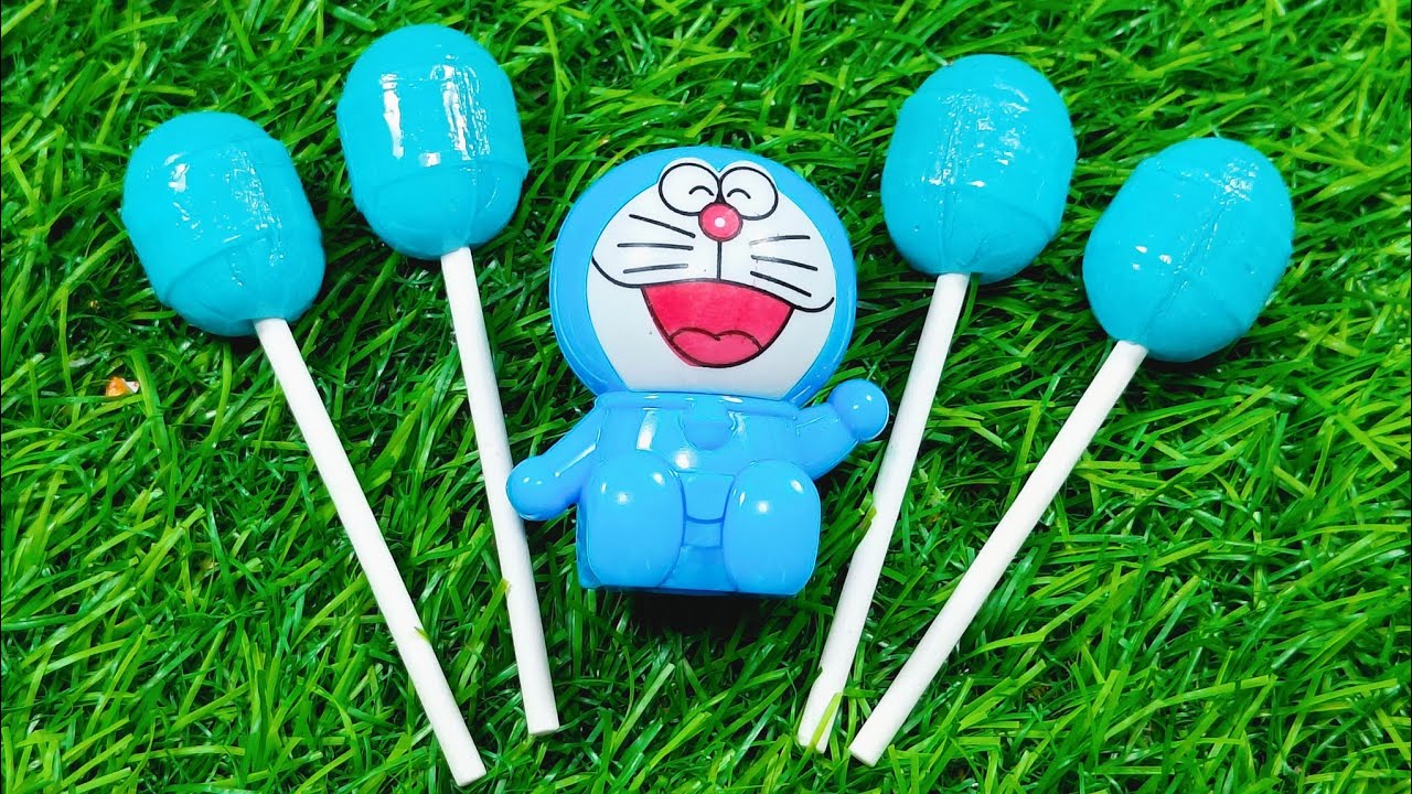 Satisfying Video | 4 Piece Sayan Colour Lollipop Unpacking ASMR Videos ...