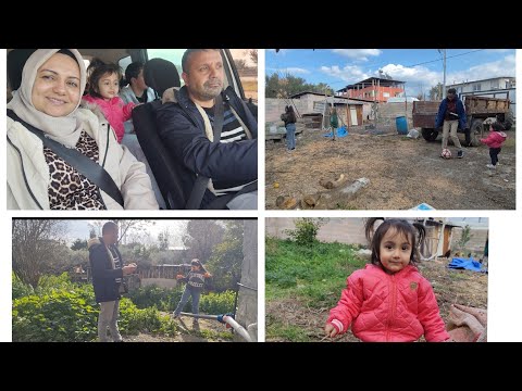 ERZİNDEYİZ❤️EŞİMİN AMCASININ BAHÇESİNDE ÇOCUKLAR DOĞAL ORTAMDA OYUNA DOYAMADILAR♥️