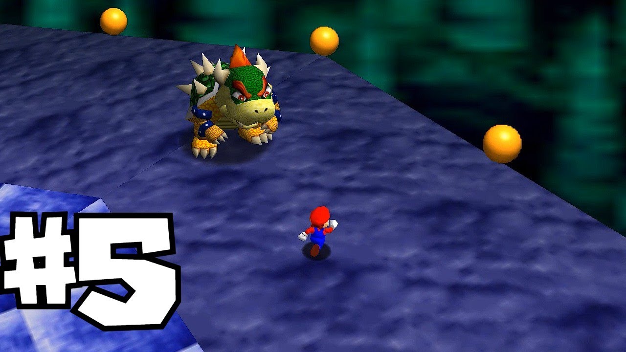 Super Mario 64 #5 | Bowser in The Dark World (No Commentary Walkthrough ...